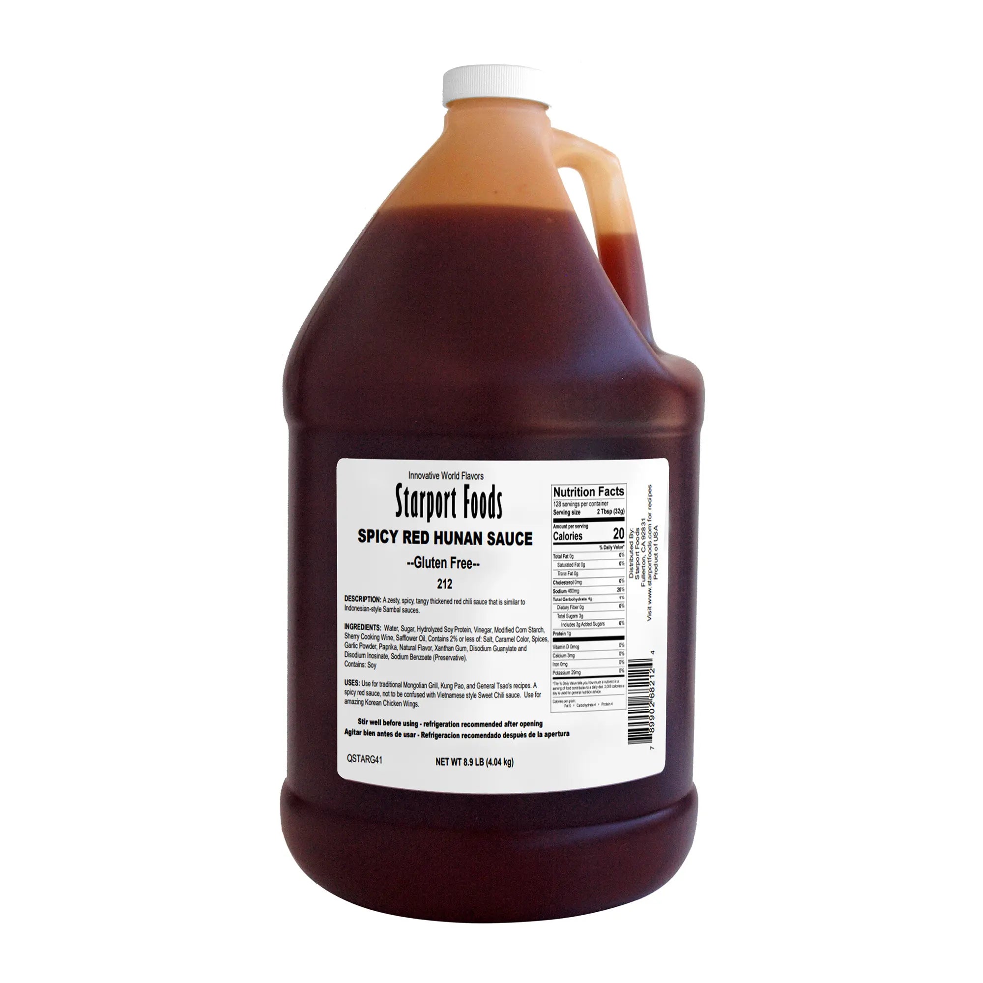 Starport Foods - Spicy Red Hunan Sauce , 1 gallon (GF) – Starportgourmet