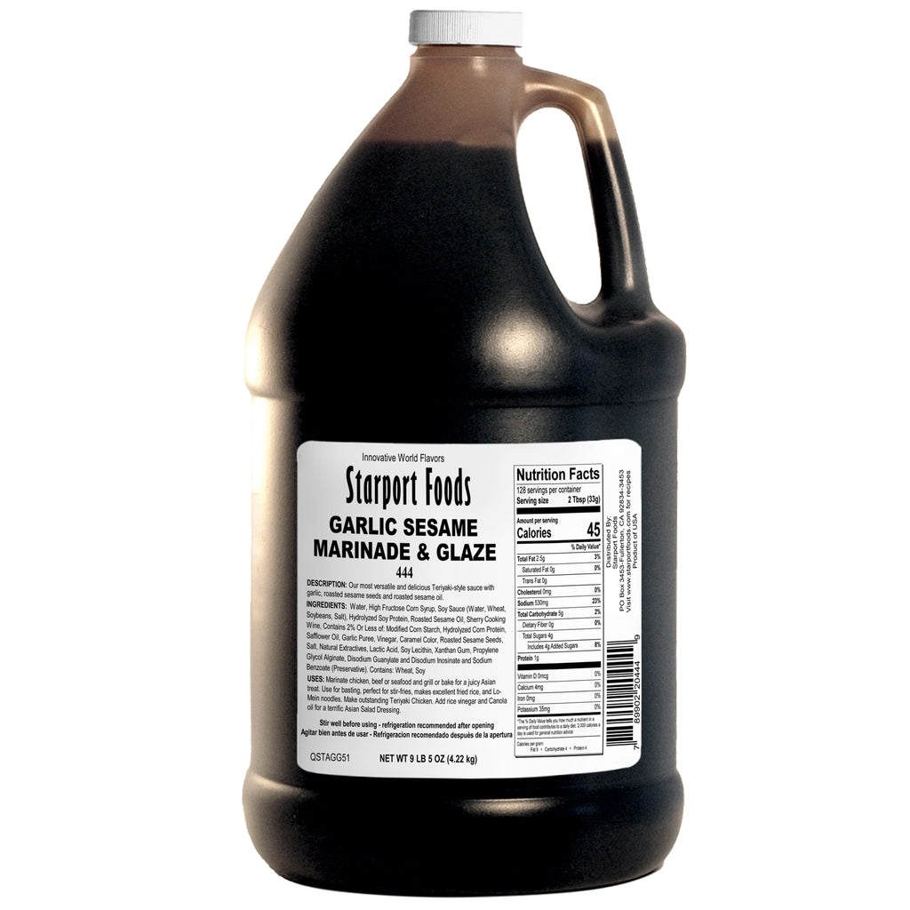 Garlic Sesame & Marinade Sauce (Starport Foods 444) Vegetarian | 1-Gal ...